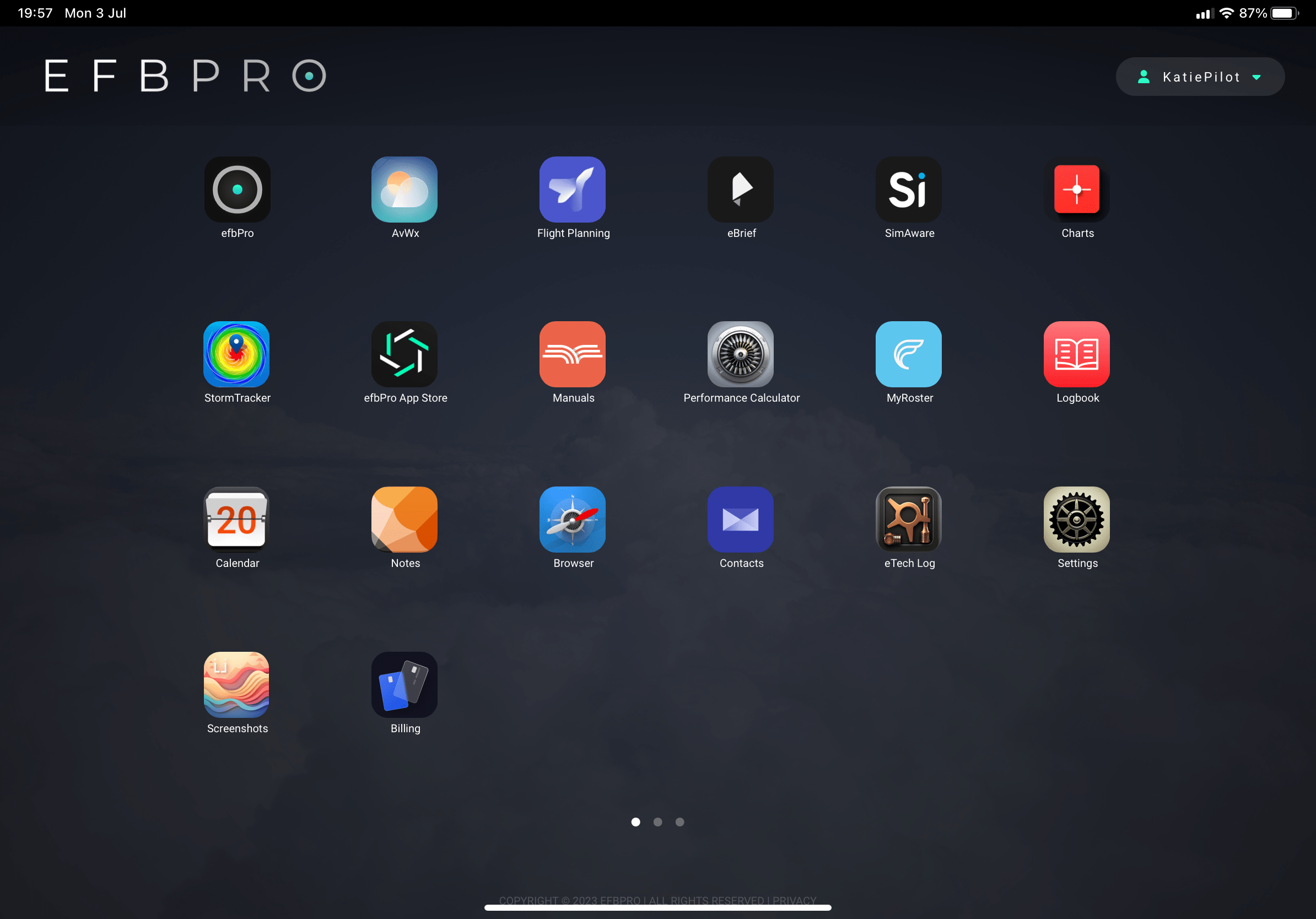 KatiePilot Announces efbPro, an Innovative Standalone EFB - Threshold