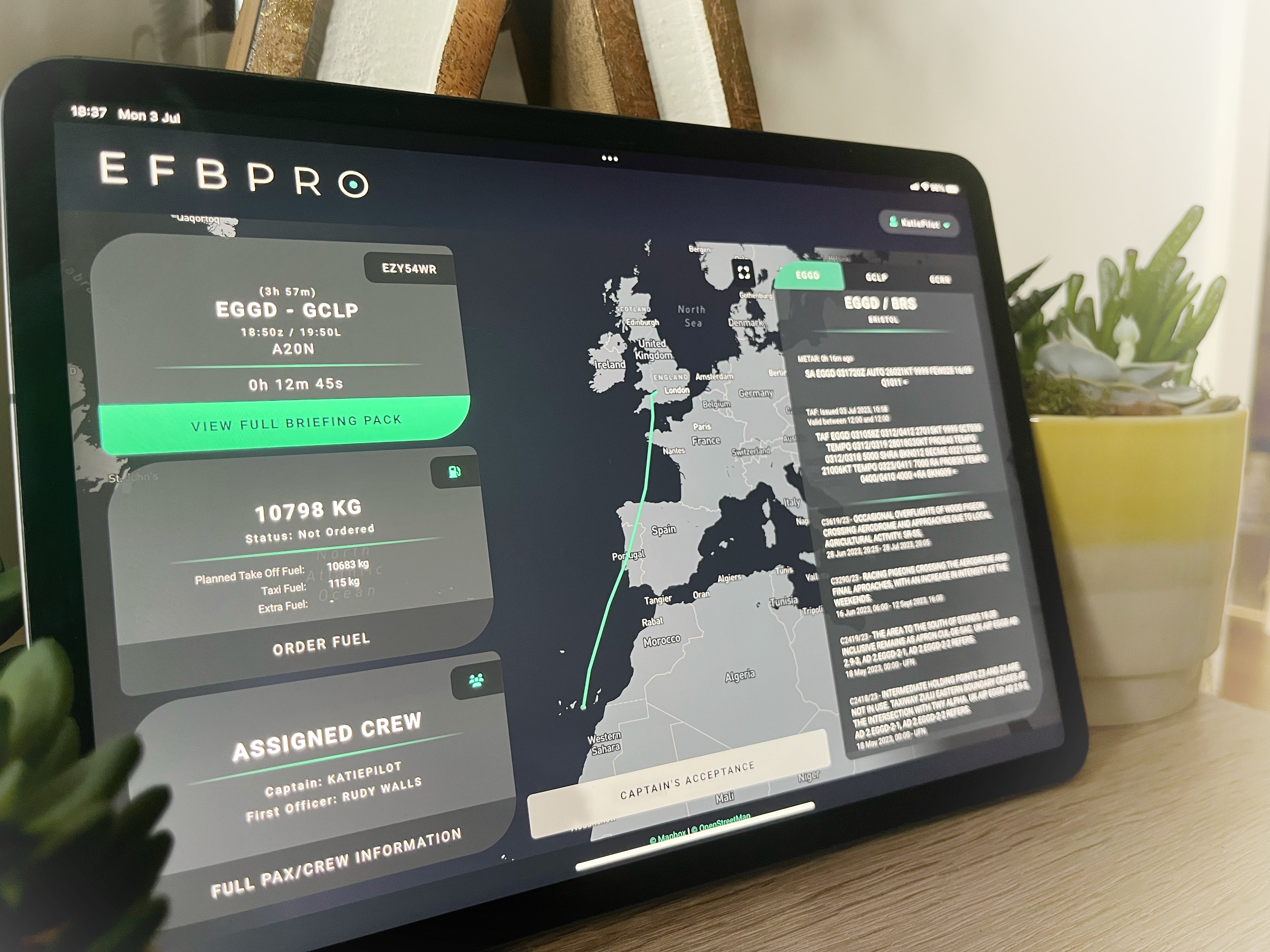KatiePilot Announces efbPro, an Innovative Standalone EFB - Threshold