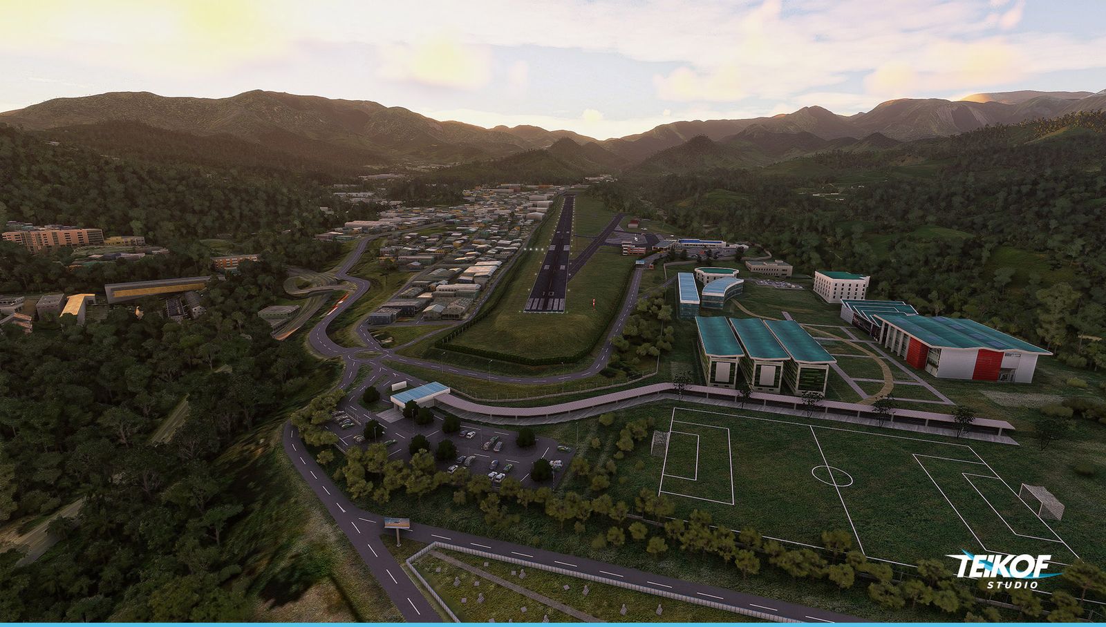 Teikof Studio Releases La Nubia Airport for MSFS - Threshold