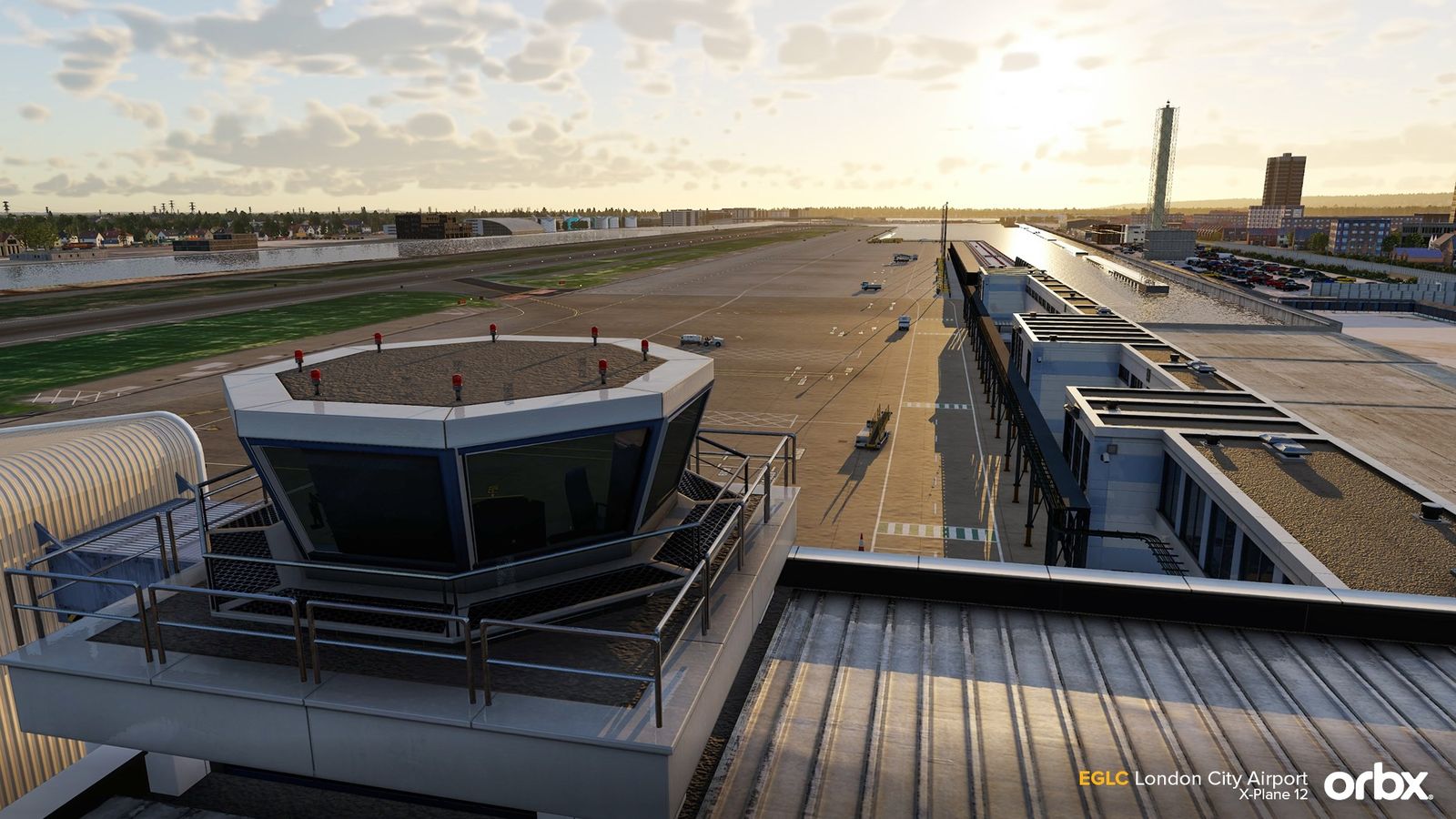 Orbx Announces London City Airport (EGLC) for X-Plane 12 - Threshold