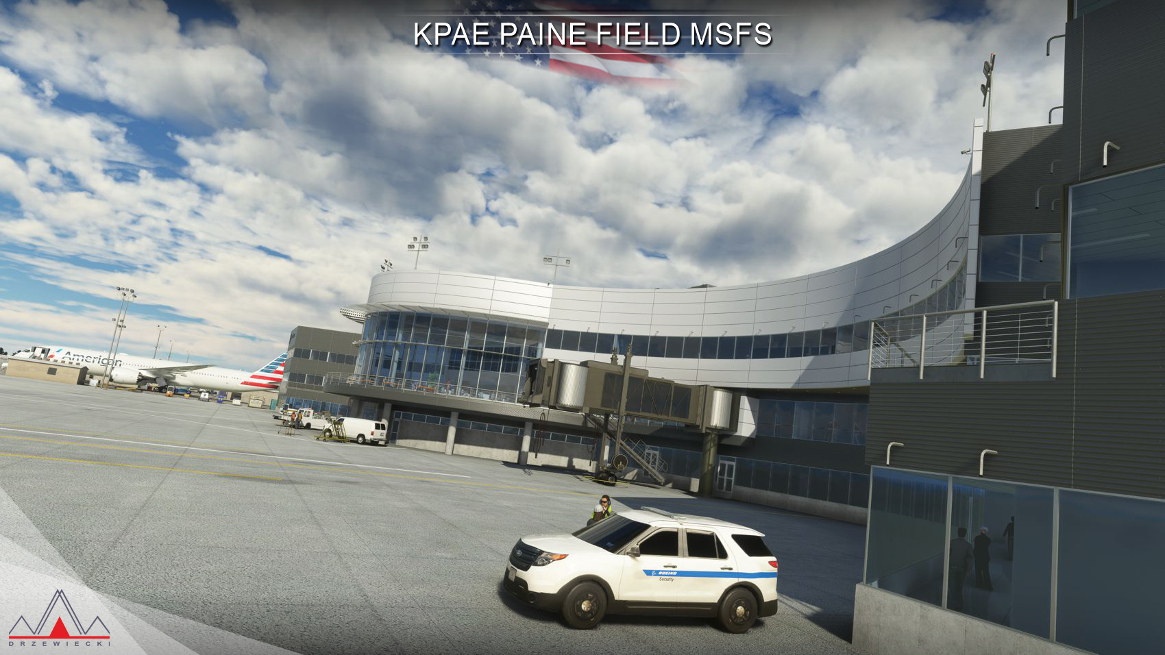 Drzewiecki Design Releases Paine Field Airport for MSFS - Threshold