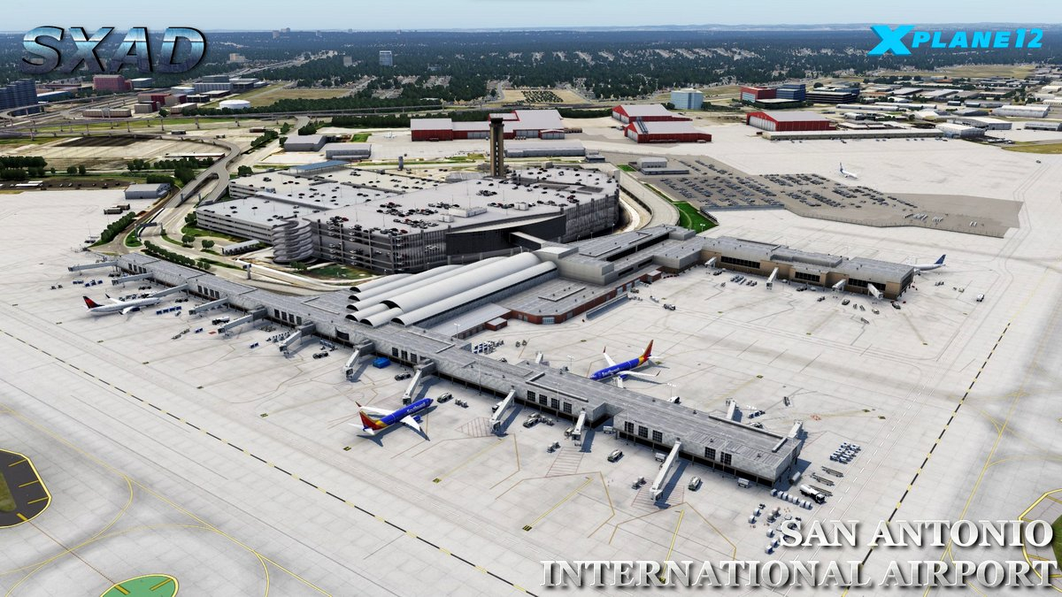 SXAD Releases San Antonio International Airport for X-Plane 11 & 12 ...