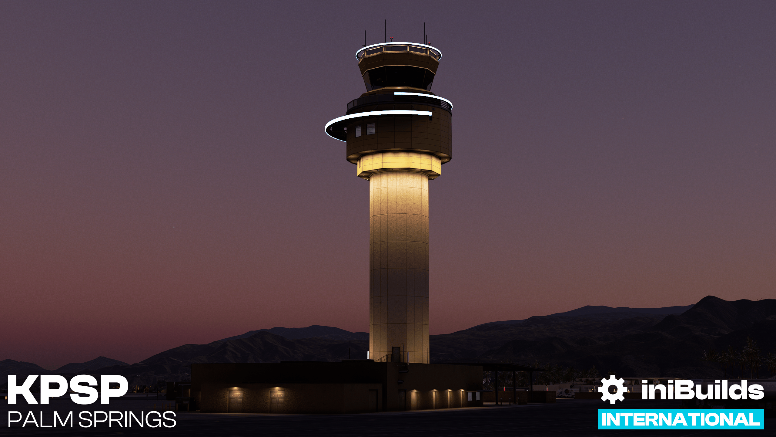 iniBuilds Announces Palm Springs International Airport for MSFS - Threshold