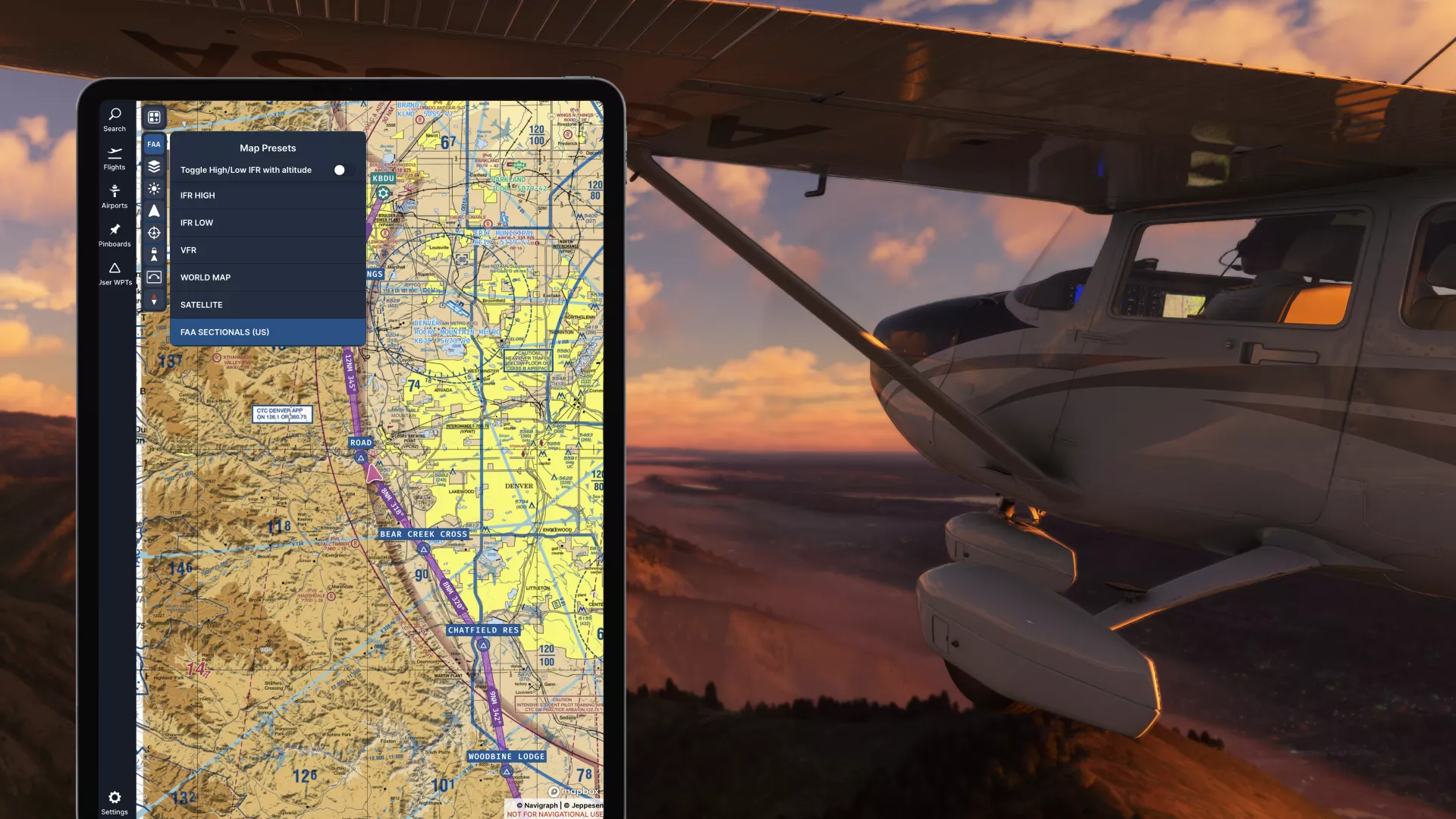 Navigraph Updates Charts with FAA Sectionals - Threshold