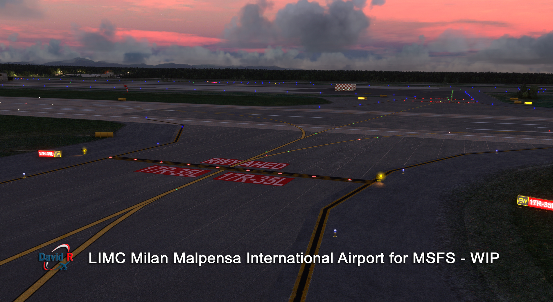 David Rosenfeld Previews Milan Malpensa Airport for MSFS - Threshold