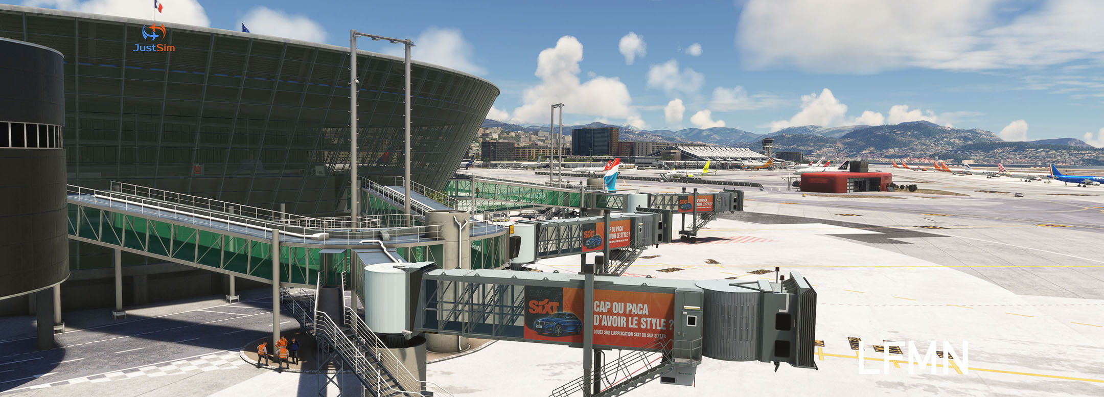 JustSim Releases Nice Côte d’Azur Airport NG for MSFS - Threshold