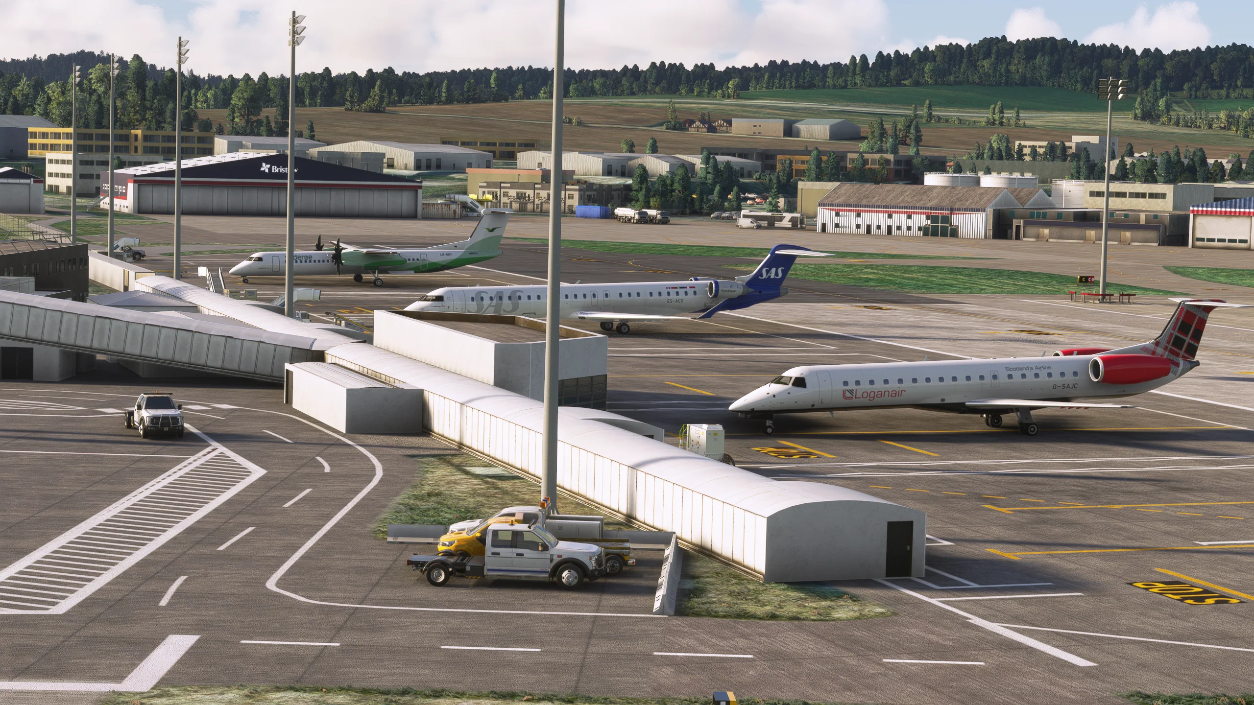 AuraScenery Releases Aberdeen International Airport for MSFS - Threshold