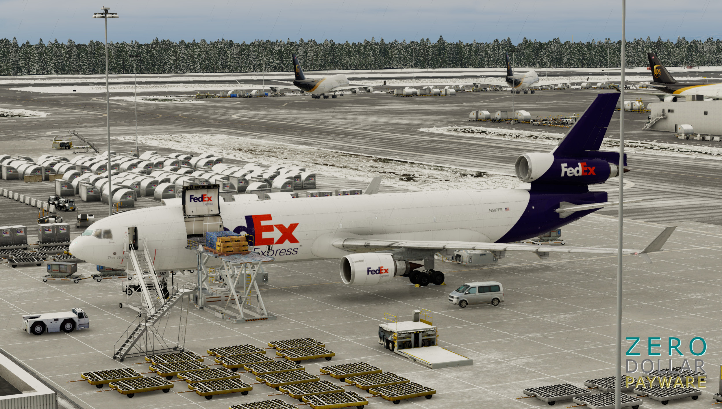 Zero Dollar Payware Updates Anchorage International Airport for X-Plane ...