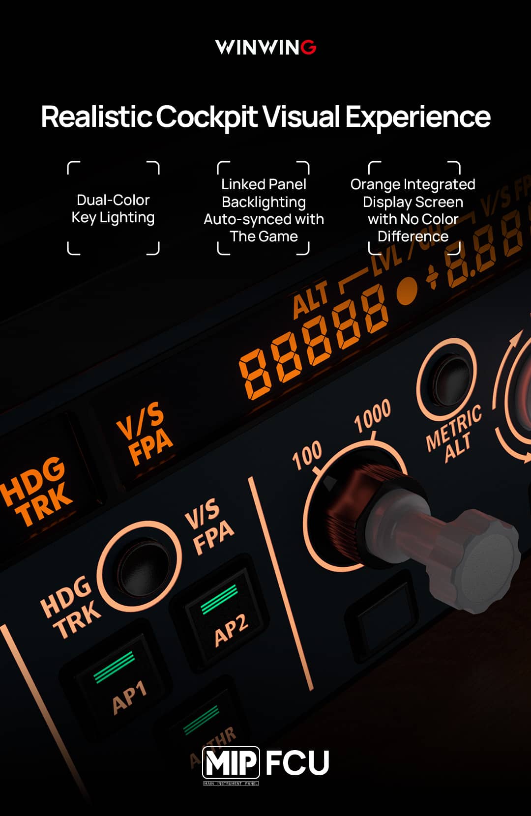 WINWING Reveals Pre-Order Date for A320 FCU - Threshold