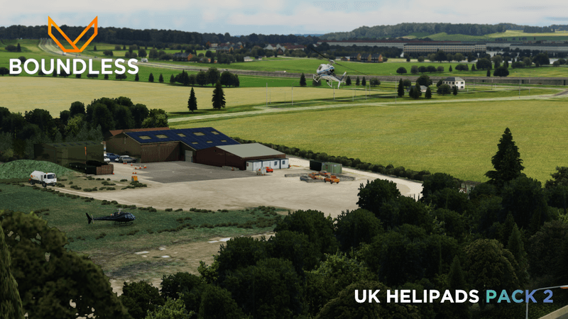 Boundless Releases UK Helipads Pack 2 for X-Plane 11 & 12 - Threshold