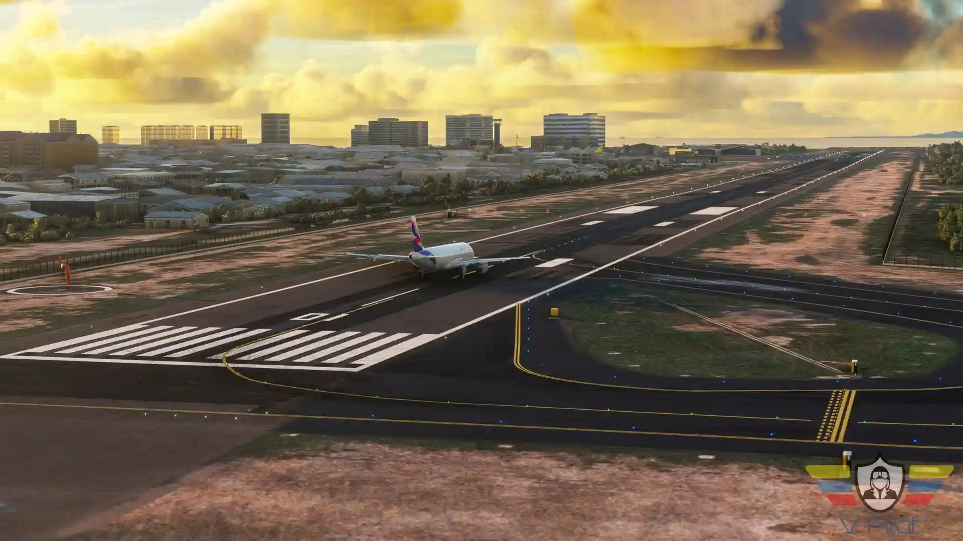 V Pilot Designs Releases Cartagena Airport V2 for MSFS - Threshold
