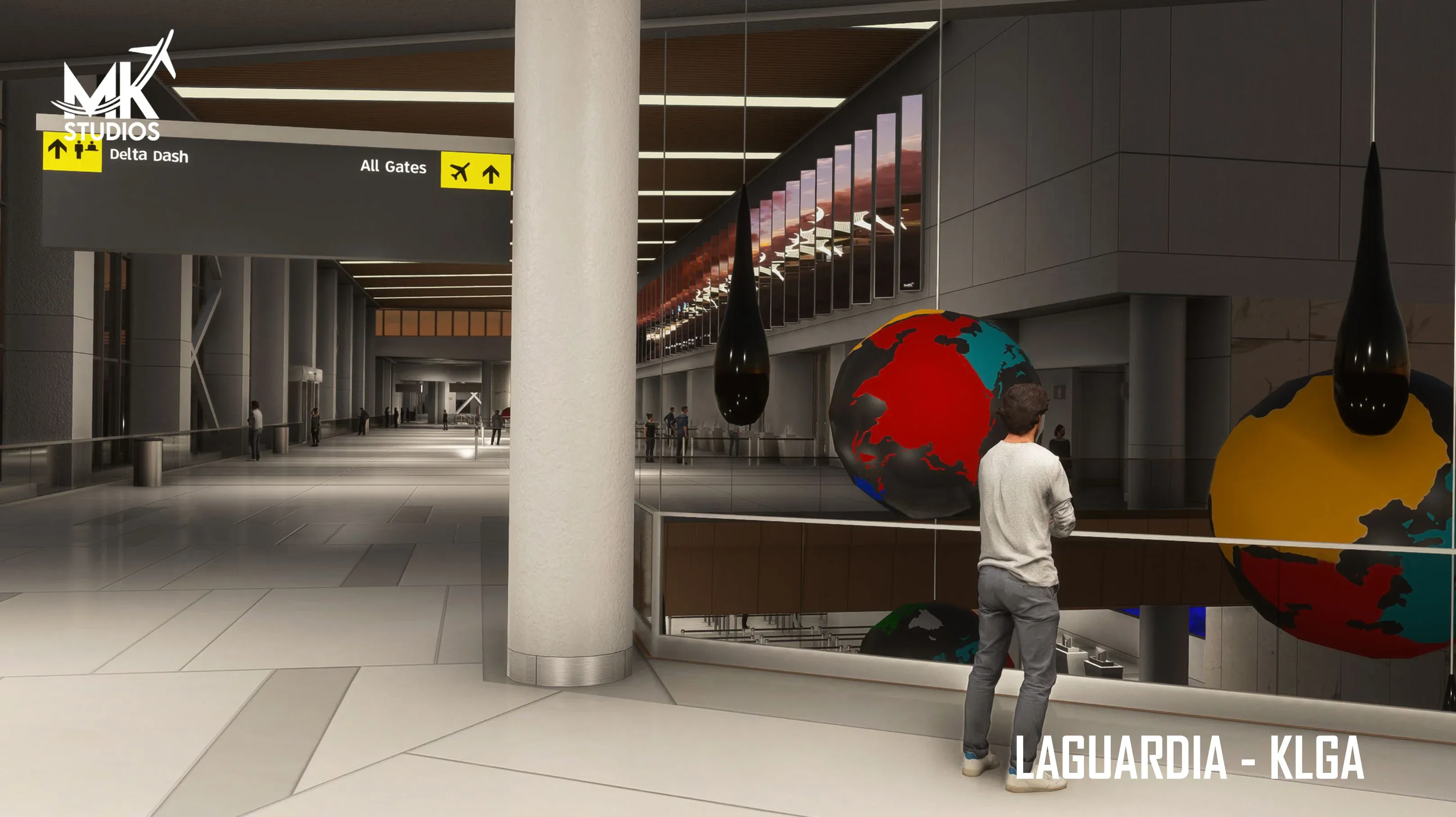 MK Studios Previews LaGuardia Airport for MSFS - Threshold