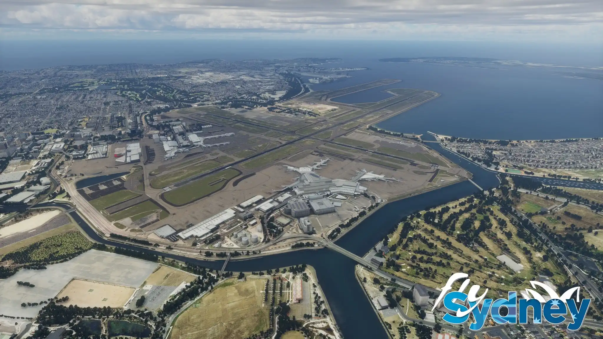 FlyTampa Previews Sydney Airport for X-Plane 12 - Threshold