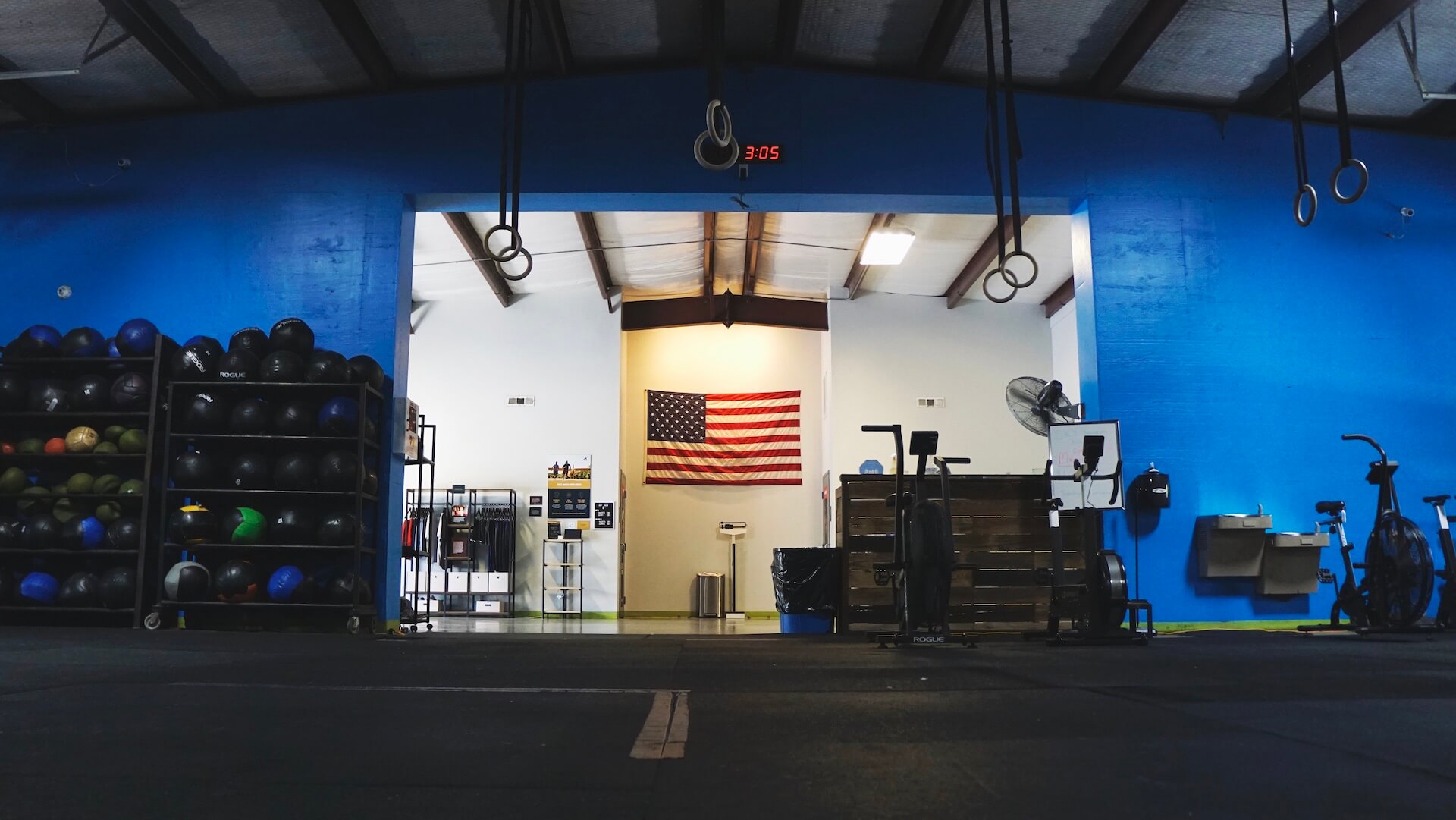 Rogue Fitness Logo Flag