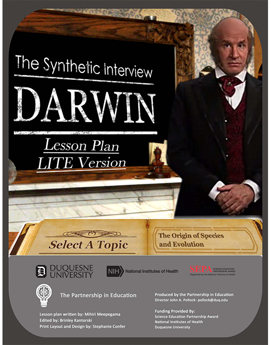Charles Darwin Synthetic Interview (Lite Version) Lesson Plan | The ...