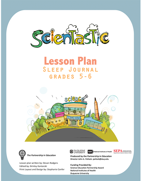 Scientastic Sleep Journal | The Partnership in Education