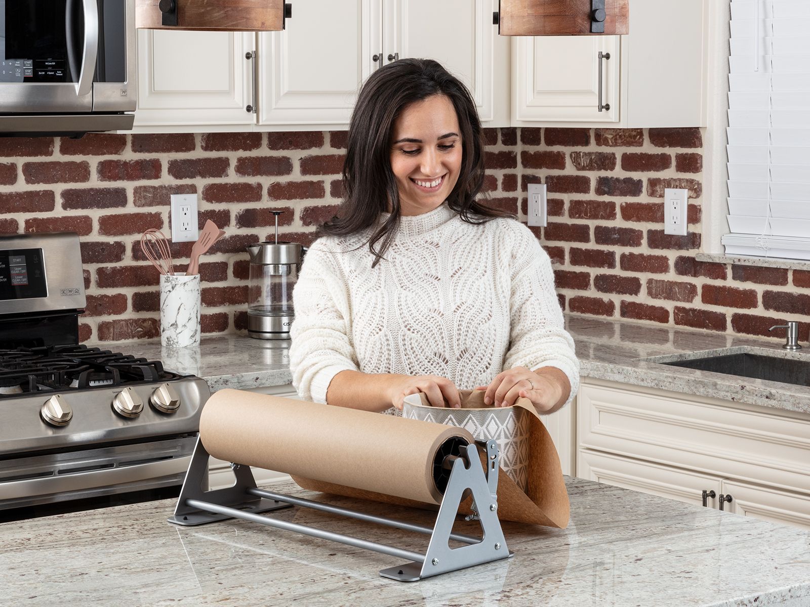 Paper Roll Holder and Cutter