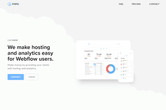 Webflow Showcased | A Smpley Dashboard