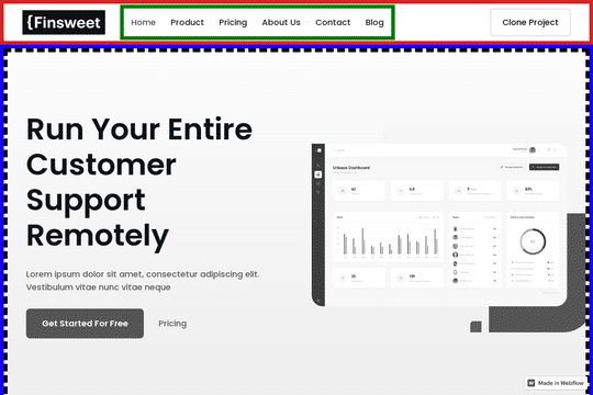 Webflow Showcased | Semantic HTML Tags Example Webflow Showcased | Semantic HTML Tags Example