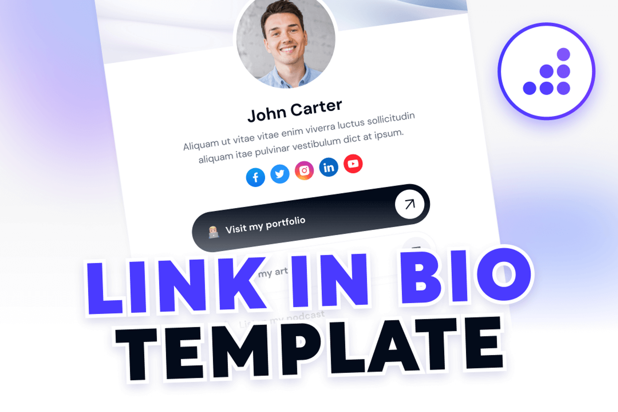 Webflow Showcased Link In Bio Webflow Template BRIX Templates