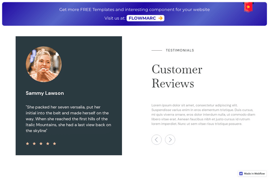 Webflow Showcased | Slider with Custom Navigation Buttons Webflow Showcased | Slider with Custom Navigation Buttons