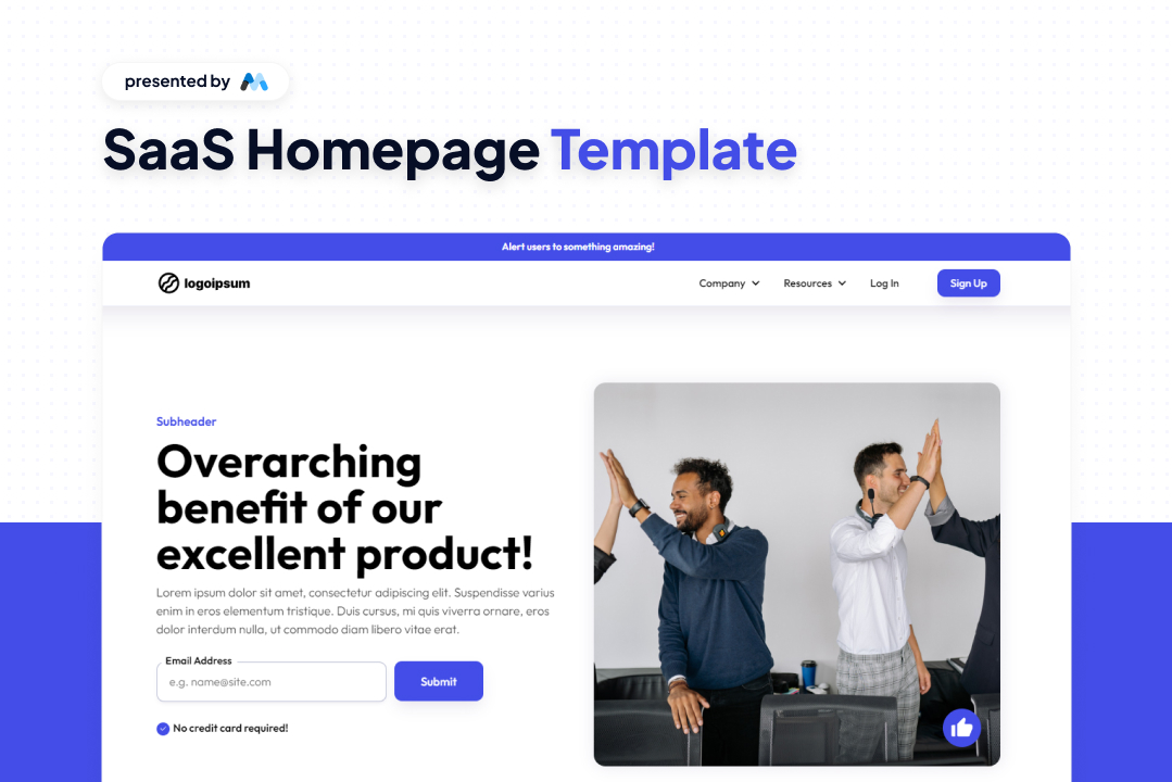Webflow Showcased Cloneable SaaS Homepage Template