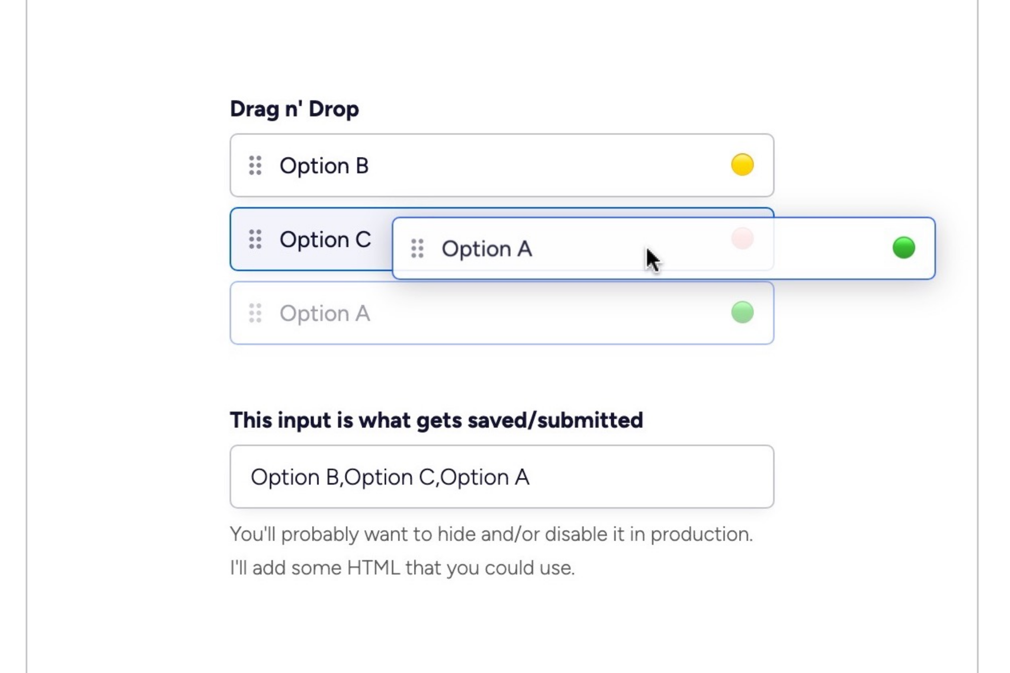 Webflow Showcased Draggable Inputs Drag And Drop Webflow Form UI Kit