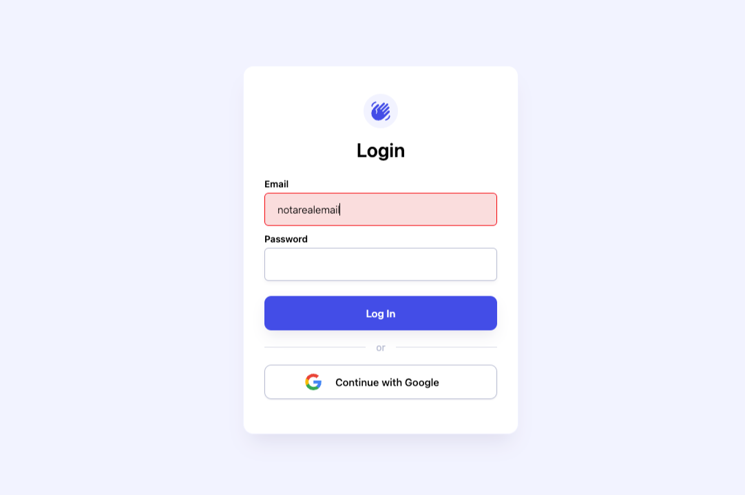 Webflow Showcased | Email Validation Login Form