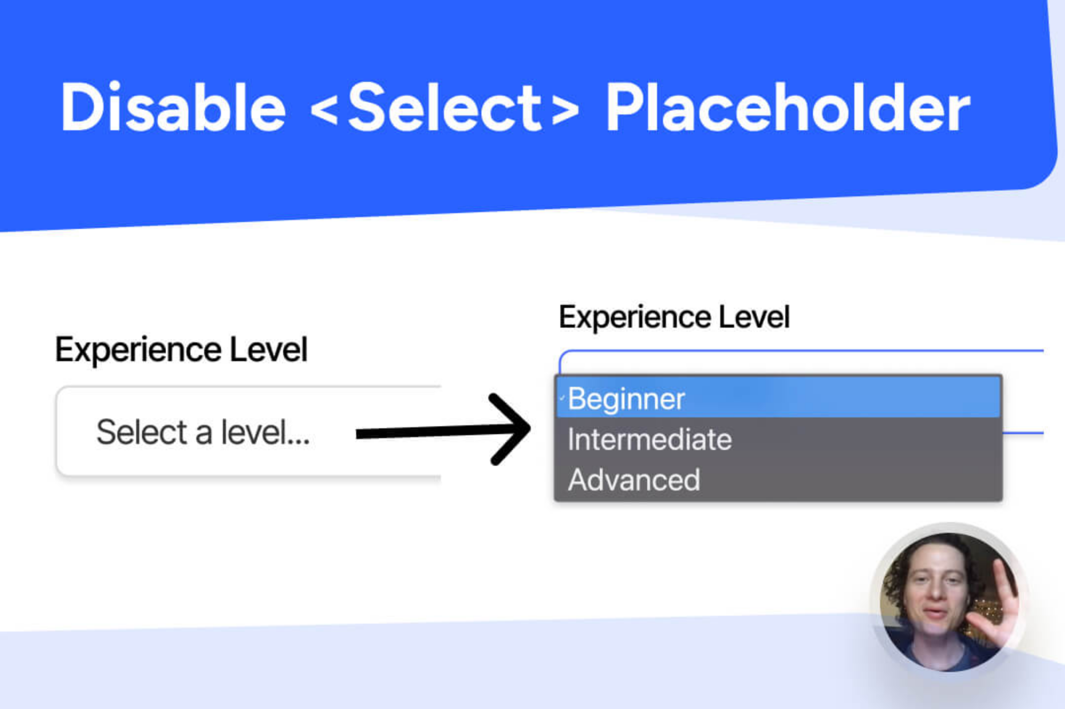 Webflow Showcased | Disable First Option in Form Select Input Webflow Showcased | Disable First Option in Form Select Input