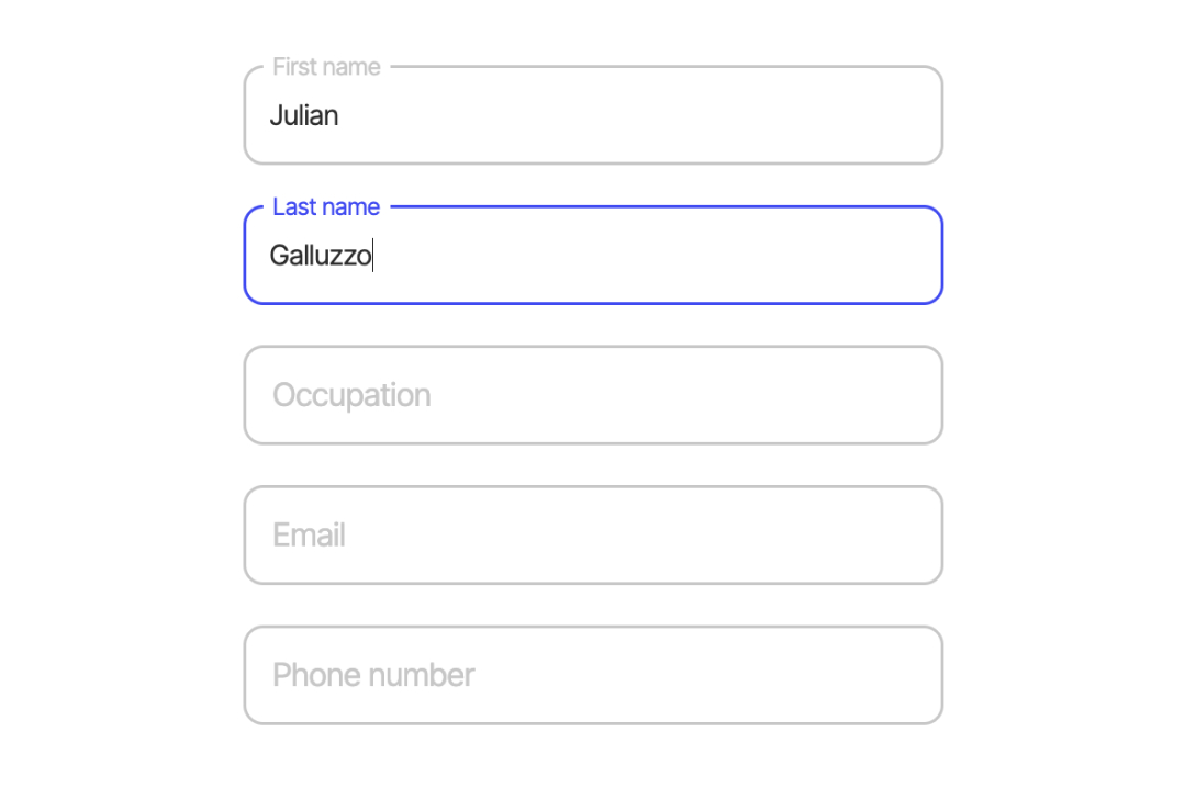 Webflow Showcased | Animated Inset Label (Like Google Material Design)