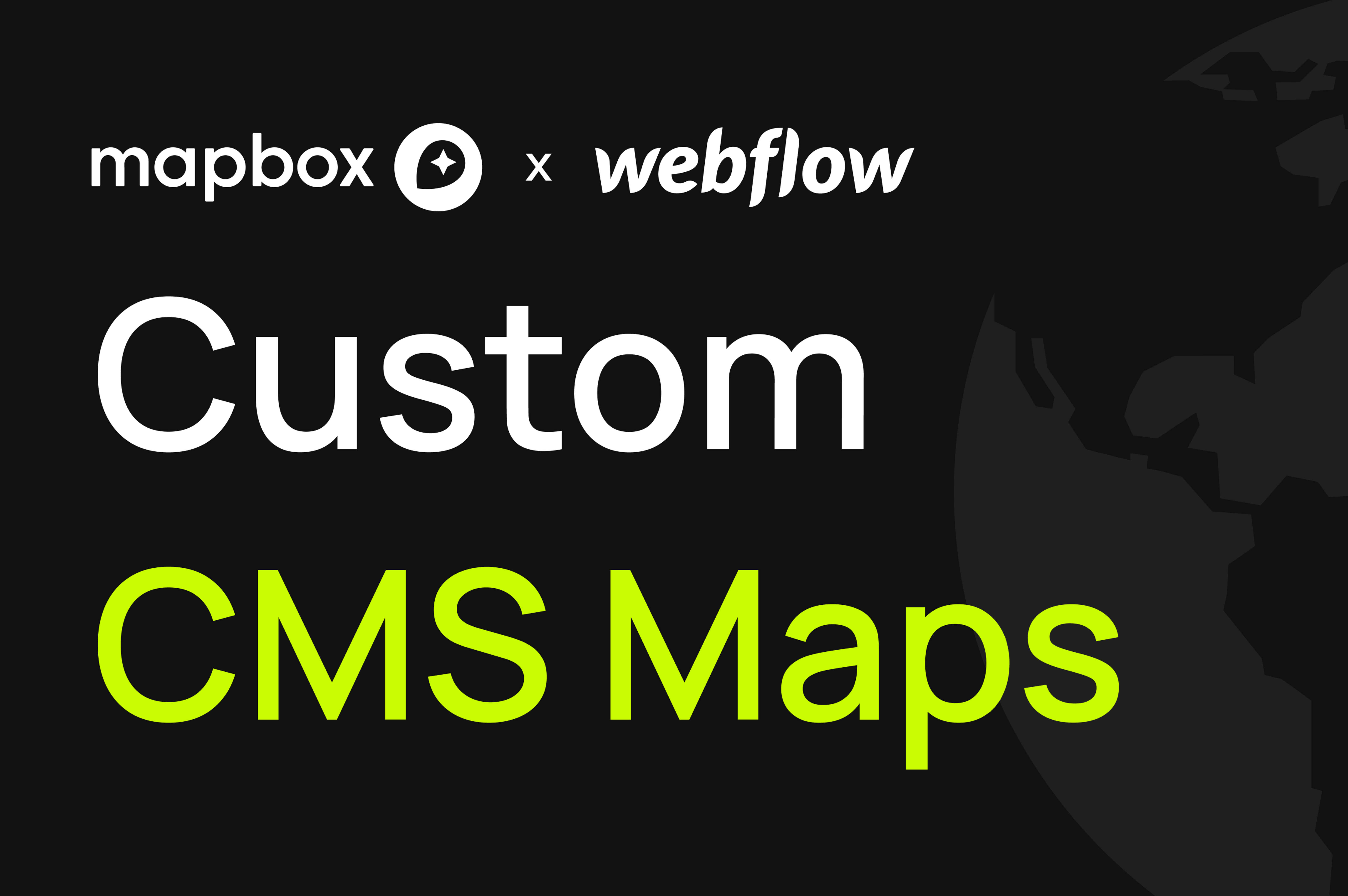 Webflow Showcased | CMS Map with Mapbox