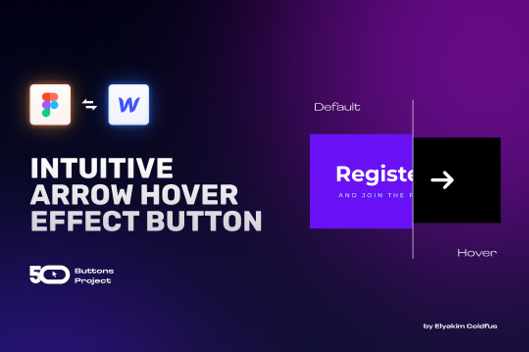 Webflow Showcased Intuitive Arrow Hover Effect Button Button 7 