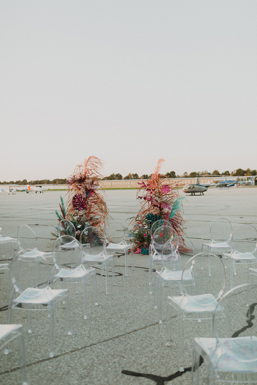 Coachella Inspired Wedding Styled Shoot | Hangar 21