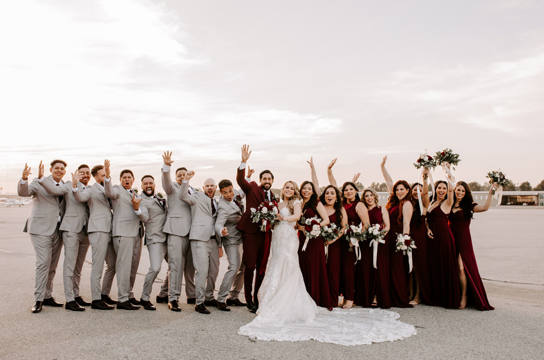 Ruby Red Wedding | Hangar 21