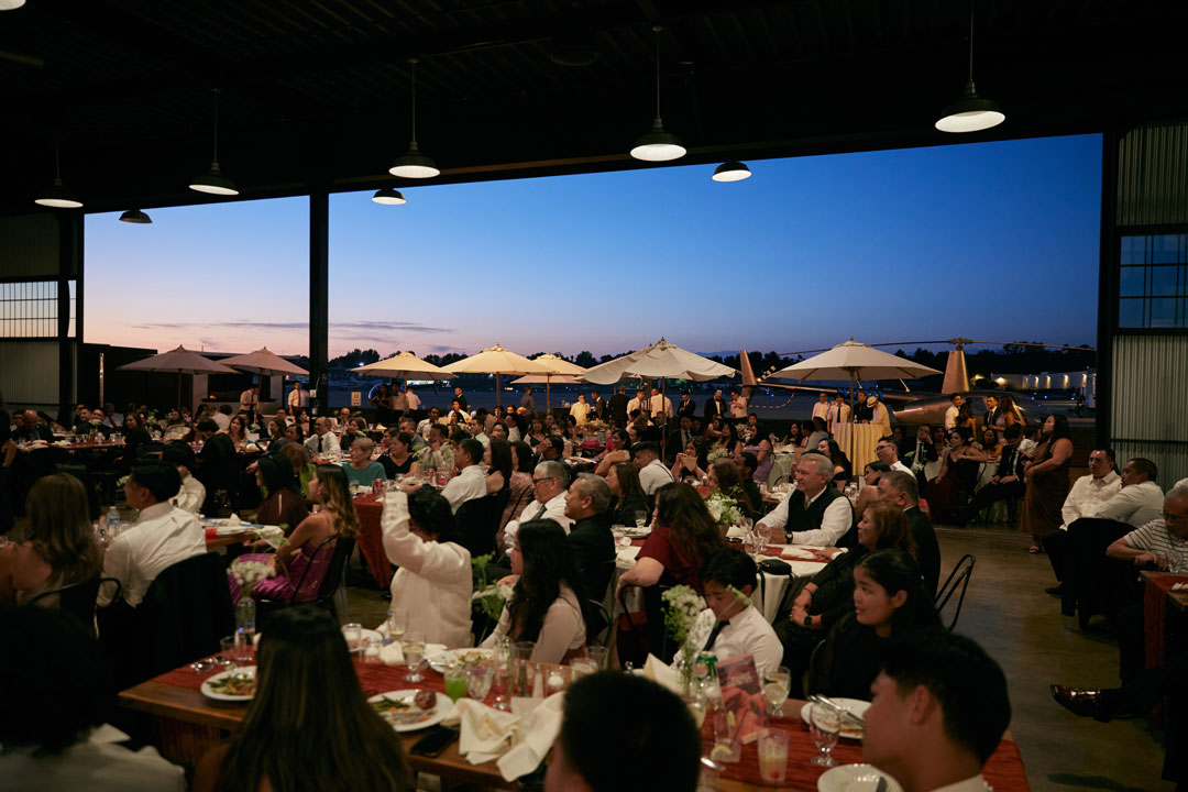 Church to Tarmac Hangar 21 South Wedding | Hangar 21