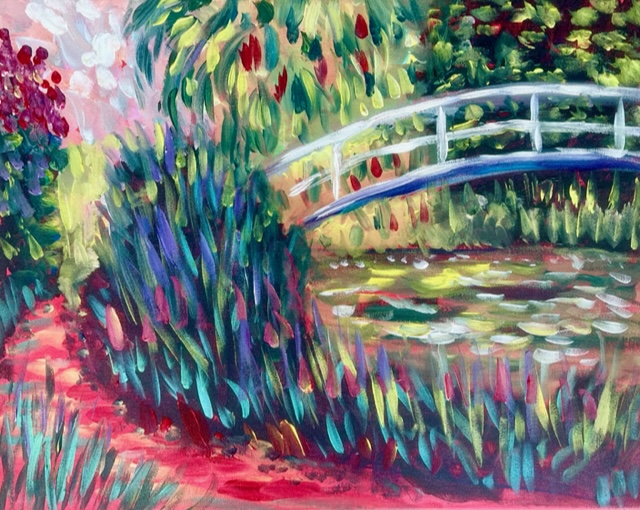 Paint & Party Art Class | SOLD OUT Pink Monet - Little Italy