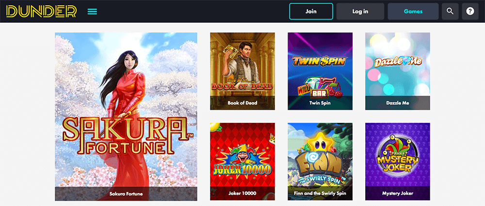 Dunder Online Casino Review And Bonus AboutSlots Dunder Online Casino Review And Bonus AboutSlots