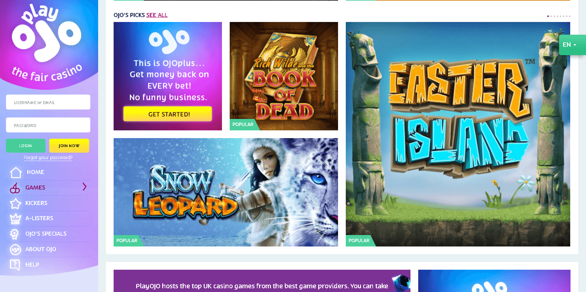 PlayOjo Online Casino Review And Bonus AboutSlots PlayOjo Online Casino Review And Bonus AboutSlots