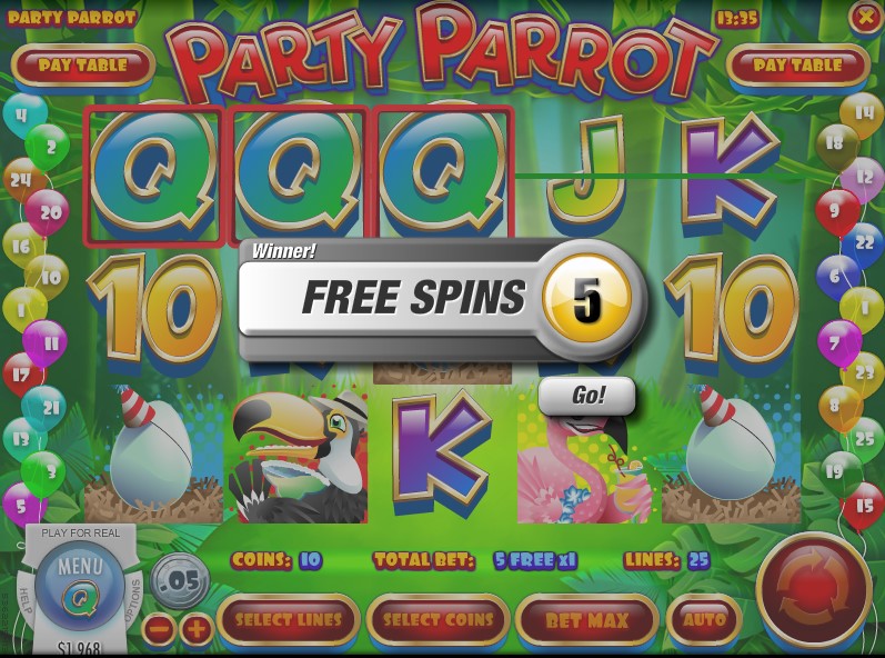 Party Parrot (Rival Gaming) Slot Review - 💎AboutSlots