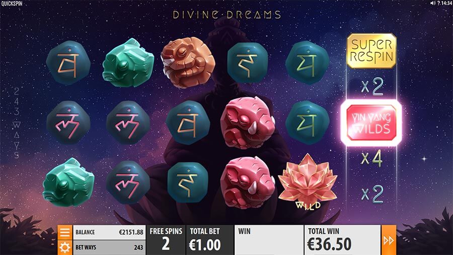 Divine Dreams Slot Game From QuickSpin - AboutSlots