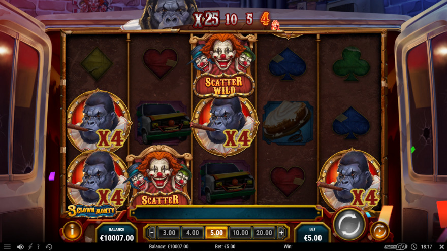 3 Clown Monty (Play'n GO) Slot Review - 💎AboutSlots