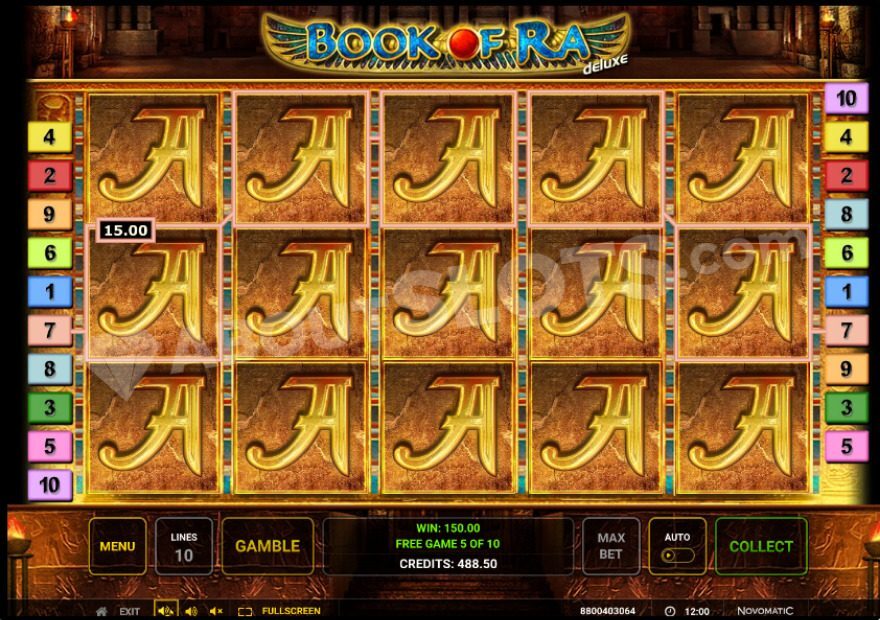 Book Of Ra Deluxe Novomatic Slot Review AboutSlots Book Of Ra Deluxe Novomatic Slot Review AboutSlots