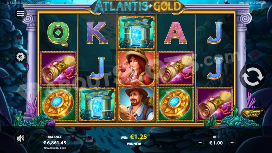 Atlantis Gold (Stakelogic) Slot Review - 💎AboutSlots