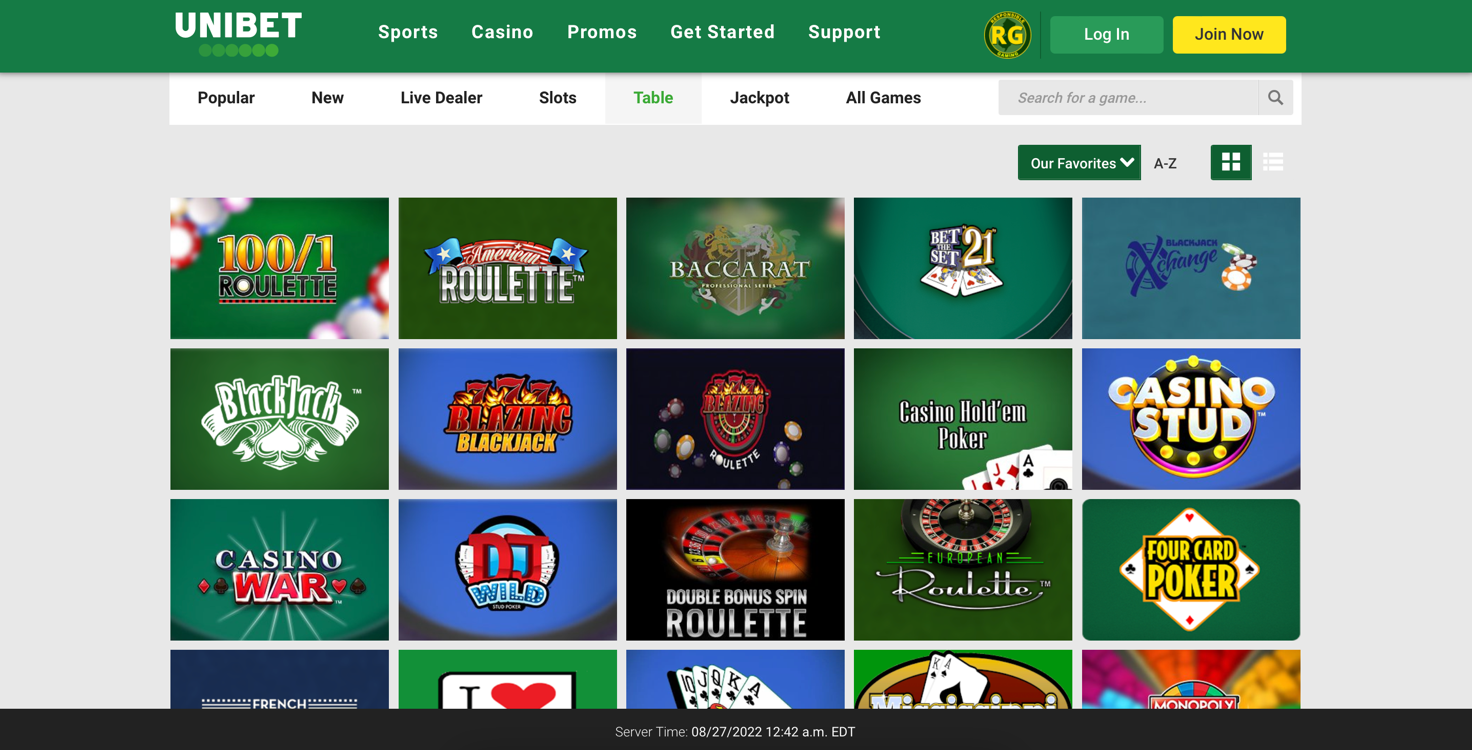 Unibet US Online Casino Review and Bonus - AboutSlots