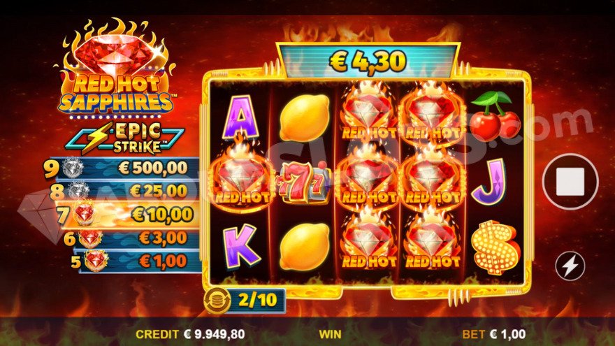 Red Hot Sapphires () Slot Review - 💎AboutSlots