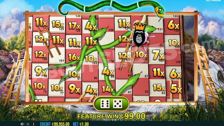 Snakes & Ladders Snake Eyes (Reel Kingdom) Slot Review - 💎AboutSlots