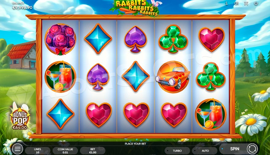 Rabbits Rabbits Rabbits (Endorphina) Slot Review - 💎AboutSlots