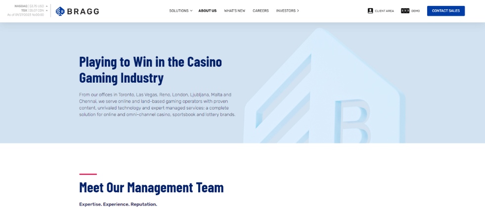 Bragg Signs Deal With First Look Games | Aboutslots News