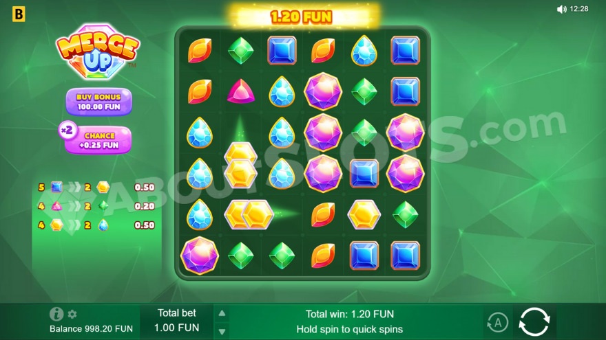 Merge Up (BGaming) Slot Review - 💎AboutSlots