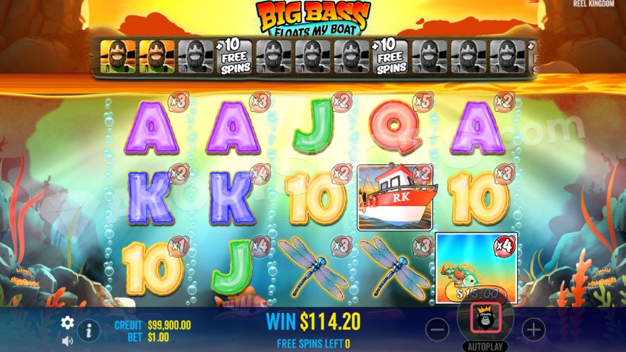 Big Bass Floats My Boat (Reel Kingdom) Slot Review - 💎AboutSlots